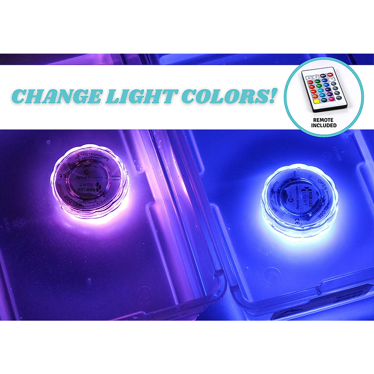 Polar Whale Giant Floating Bar Table with Super Bright Color LED Lights Tray Drink Holders Pool Hot Tub Beach Party Float Lounge Refreshment Durable Black Foam 18 Compartment UV Resistant 5 Feet Long