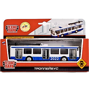 Trolley Bus Model MTRZ 6223-1:72 Scale Diecast Metal Model - Russian Collectible Toy Cars