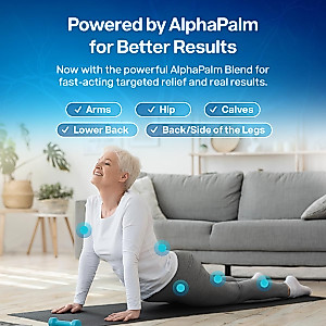 SciatiEase Sciatic Nerve Health Support Supplement - Nerve Support Formula with AlphaPalm, Pea, Vitamin B Complex, Alpha Lipoic Acid 300mg - 120 Capsules