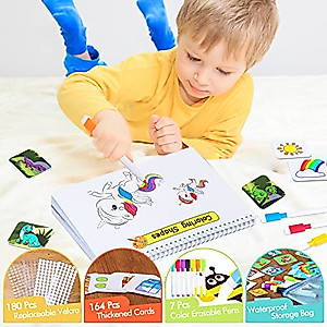 Busy Book for Toddler Preschool Learning Activities, 32 Pages Quiet Books for Toddlers Travel, Montessori Toys Book for Kids Age1, 2, 3 Year Olds Gift - for Boy & Girl Autism Sensory Speech Therapy