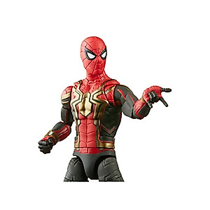 Spider-Man Marvel Legends Series Integrated Suit 6-inch Collectible Action Figure Toy, 2 Accessories