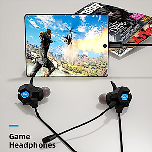 ACAGET Gaming Earbuds, USB C Headphones Wired in Ear Game Headset