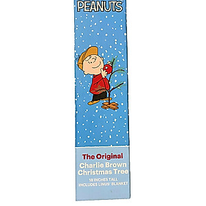 ProductWorks 18-Inch Peanuts Charlie Brown Christmas Tree with Linus Blanket