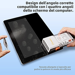 Laptop Screen Keyboard Cleaner Kit, Electronics Cleaning Tool for MacBook iPad iPhone Pro, Brush Tool for Tablet, Computer, PC Monitor,TV Camera Lens New Compact with Patent