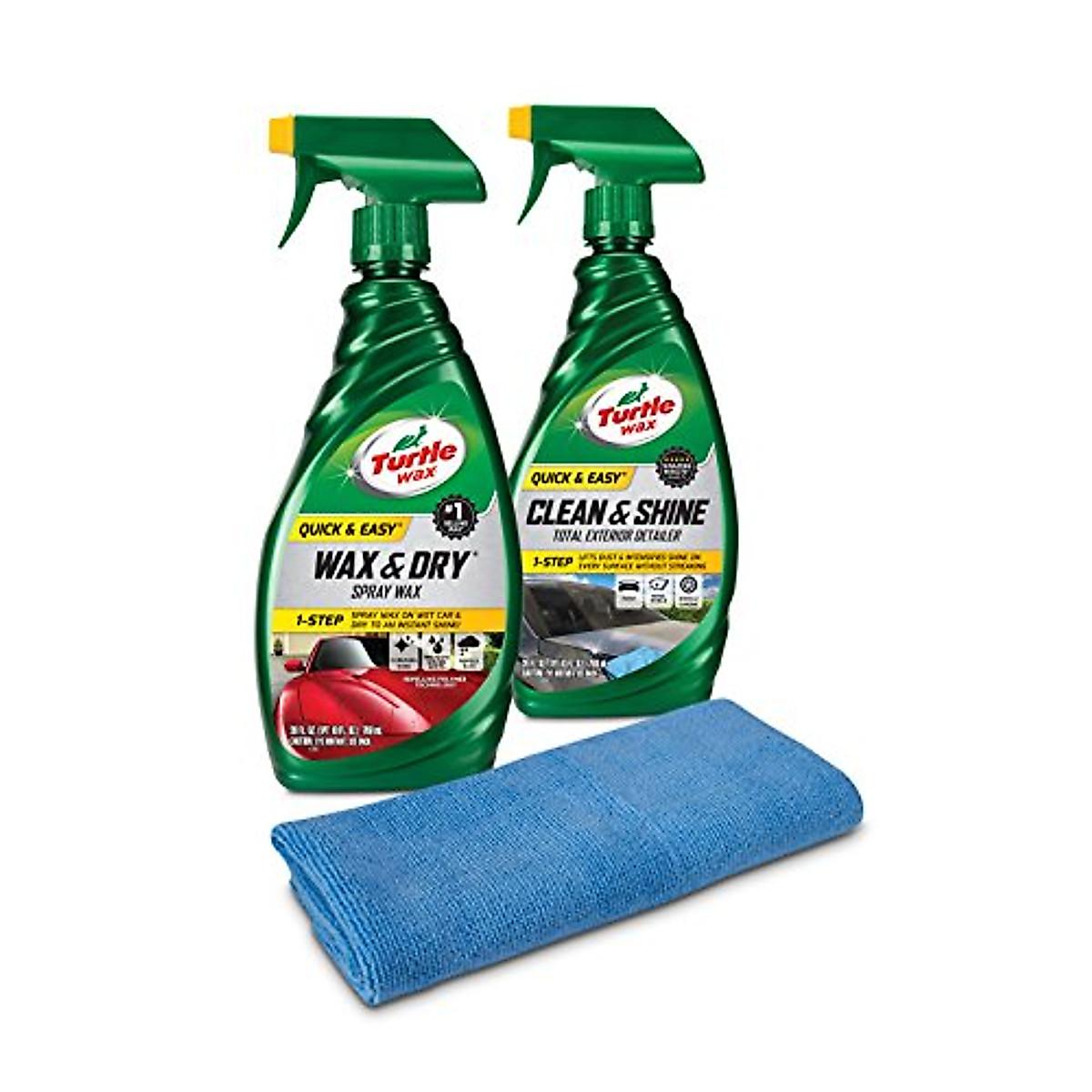 Turtle Wax 50835 Quick & Easy Wax and Detailer Kit with Microfiber Towel