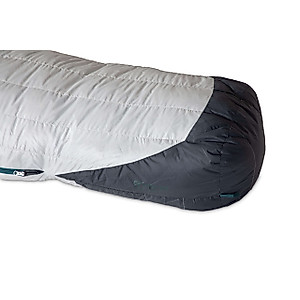 Nemo Kayu | Women's 15 Degree Down Sleeping Bag, Aluminum/Lagoon, Regular