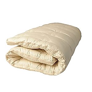 BIO SLEEP CONCEPT Organic Wool 3-Inch, Twin Size Mattress Topper