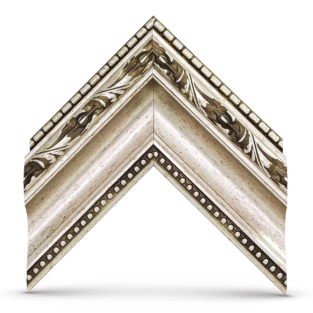 Deco TV Frames - Ornate Silver Smart Frame Compatible ONLY with Samsung The Frame TV (Fits 2021-2024 Frame TV, 65")