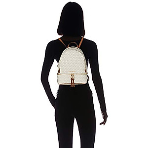 MICHAEL KORS(マイケルコース) Women Rhea MD Backpack 30S7GEZB1B 150 Rear Zip, Vanilla, One Size