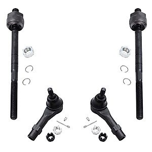 Detroit Axle - Front End 12pc Suspension Kit for Ford Explorer Ranger Mercury Mountaineer Mazda B2500 B3000 B4000, 2 Upper Control Arms 2 Lower Ball Joints 4 Tie Rods 2 Sway Bars 2 Boots Replacement
