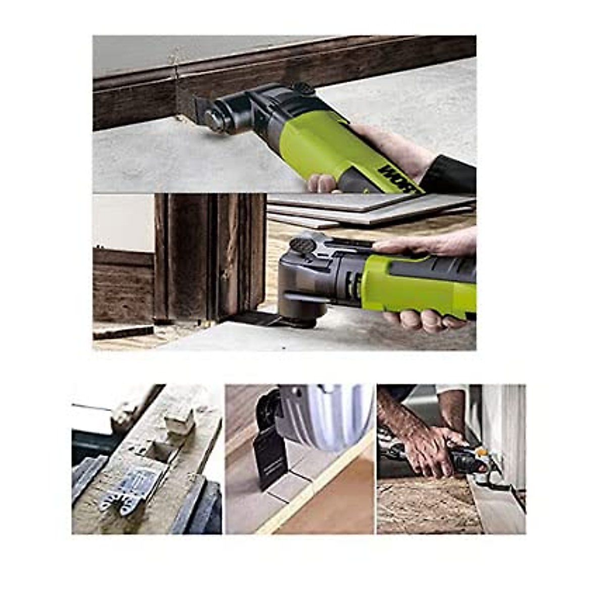 100 Pcs Oscillating Tool Blades, Professional Universal Oscillating Saw Blades, Wood Multitool Blades, Quick Release Durable Oscillating Tool, Oscillating Tool Blades Fit All Models(SH)
