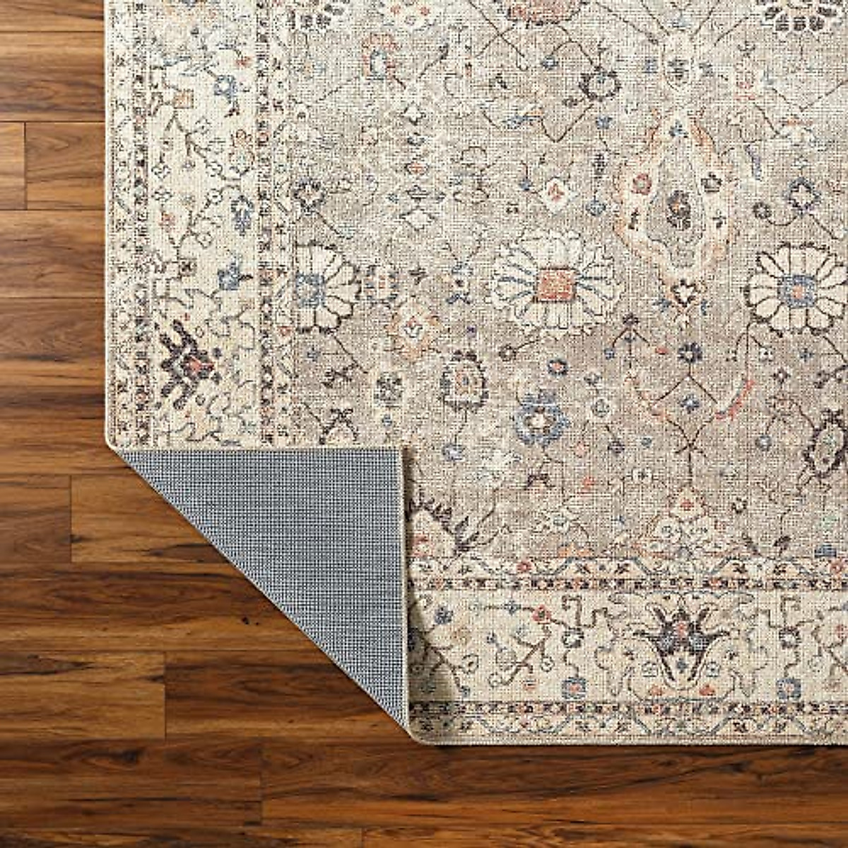 SURYA Becki Owens x Davina Damask Area Rug, 7'10" x 10', Khaki