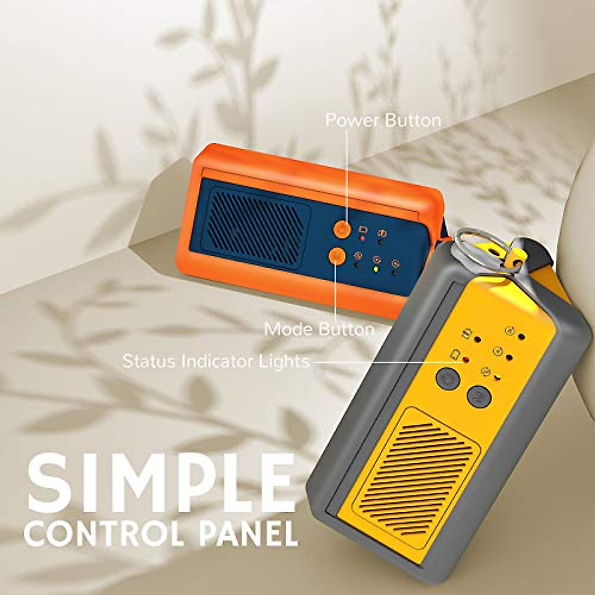 Airthereal PA1K-GO 1,000mg/h Portable Ozone Generator - Cordless Battery Powered Odor Eliminator for Car, Hotel Rooms, Offices, Bathrooms, and Small Spaces (Blue)