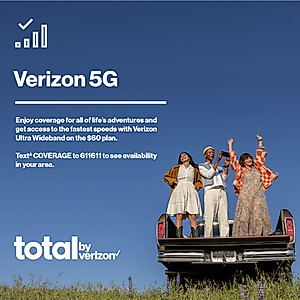 Total by Verizon Konnectone 4G LTE - 256MB - Sim Card Included - Black - Prepaid Mobile Hotspot (Locked)