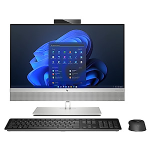 HP EliteOne 800 G6 All-in-One Computer, 23.8 IPS, FHD, Intel i7-10700, Bang & Olufsen with Stereo Speakers, NO DVD-RW, Win 10 Pro, Silver, 3 Year Warranty (32GB RAM | 1TB SSD)