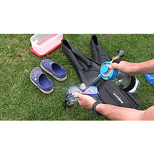 Lunatec Hydration Spray Water Bottle is a pressurized personal mister, camp shower and sport water bottle in one easy-to-use BPA free bottle.