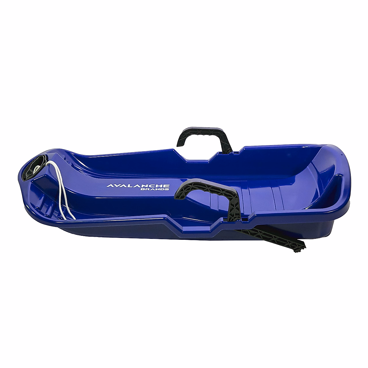 Avalanche Brands | Downhill Kids Snow Sled with Brakes | Blue | Safe for All Ages