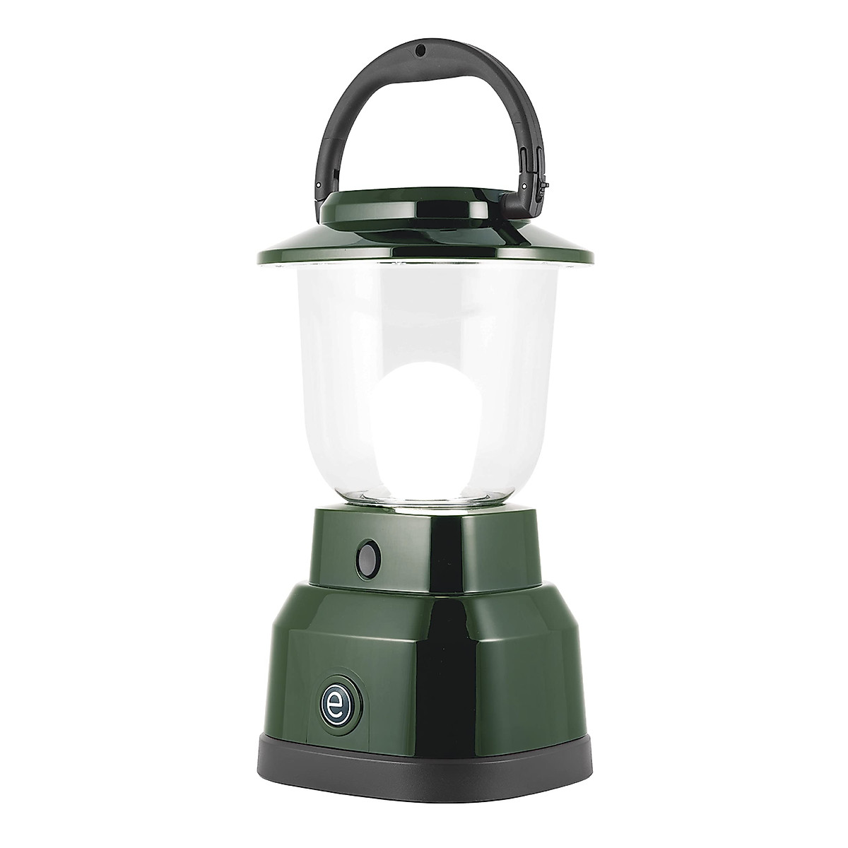 Enbrighten LED Lantern, Green, Battery Operated, 500 Lumens, 180 Hour Runtime, 4D, Bright White Finish, 3 Light Levels, Ideal for Outdoors, Camping, Hurricane, Storm, Tornado & Emergency, 11016