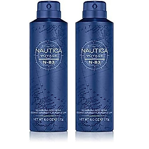 Nautica Voyage N-83 Body Spray, 6 Fl Oz (Pack of 2)