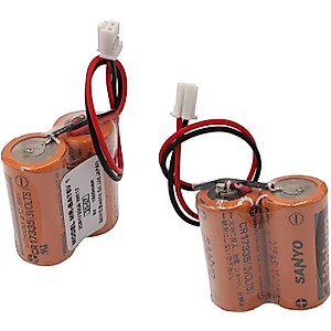 SHENYANG MR-BAT6V1 2CR17335A WK17 6V 1800mAh Battery with Plug for Mitsubishi CNC
