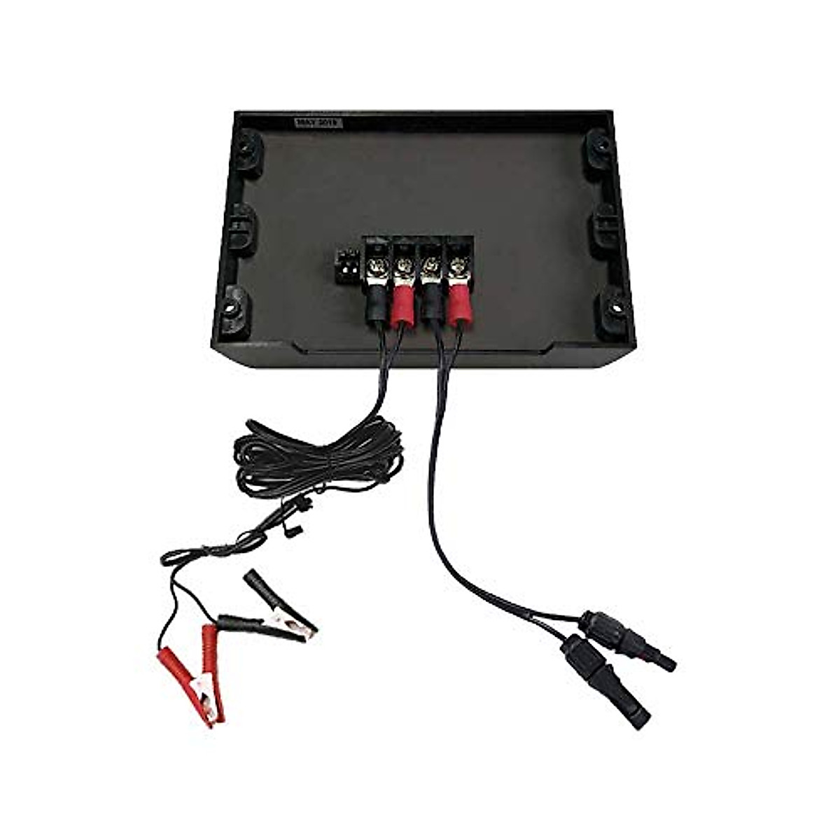 ACOPOWER ProteusX 20A 12V/24V Waterproof Charge Controller with Alligator Clips and Solar Connectors
