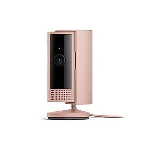 Ring Indoor Cam (newest model) — Home or business security in 1080p HD video, Blush