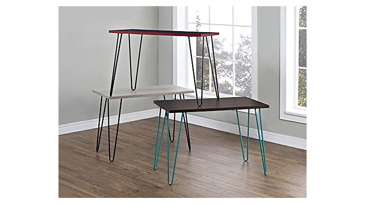 Ameriwood Owen Retro Desk - Stylish Space-Saving Workspace