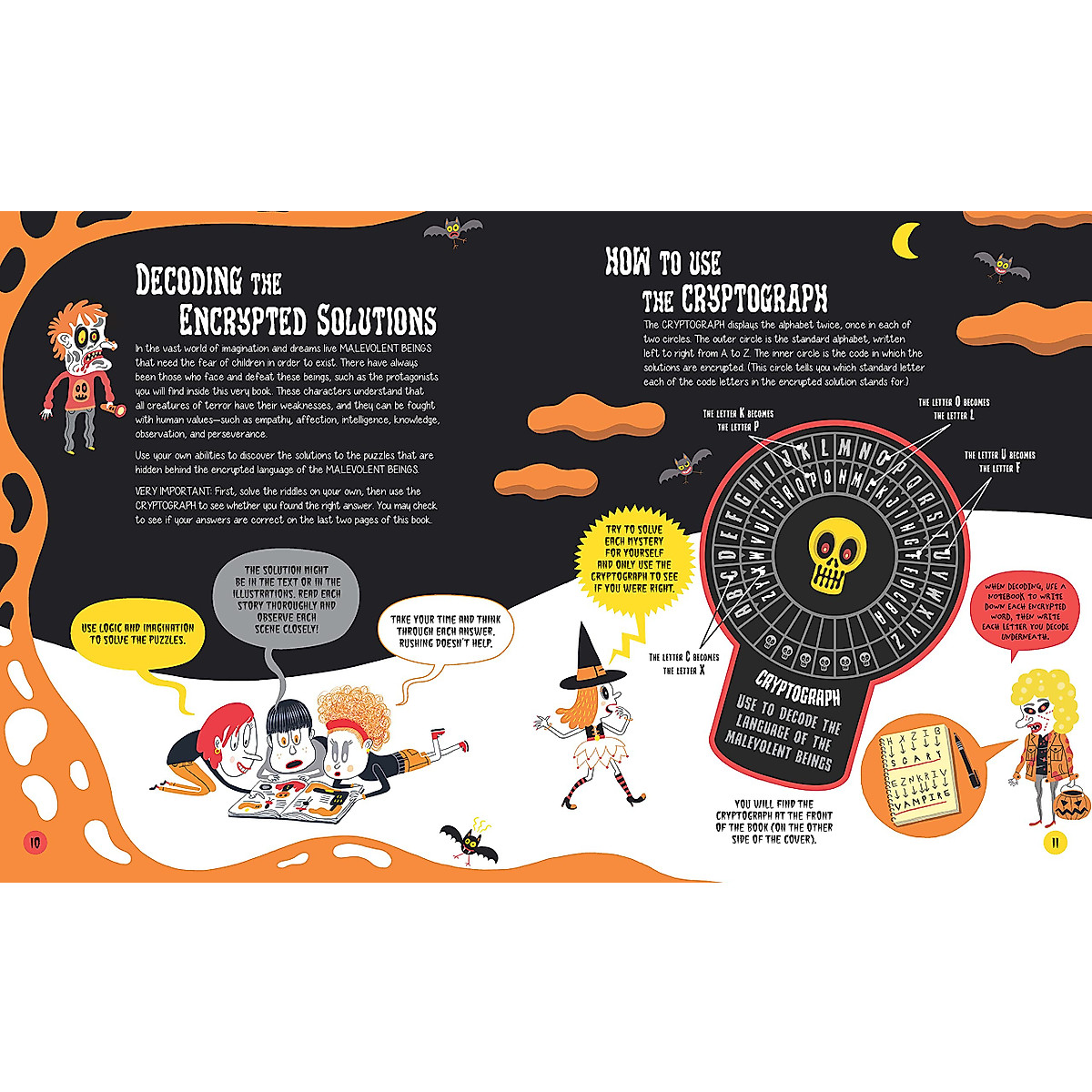 Sleuth & Solve: Spooky: Decode Mind-Twisting Mysteries Inspired by Classic Creepy Characters