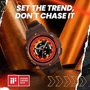 Amazfit Active Edge Smart Watch 46 mm, Rugged Sport & Fitness Watch, GPS, AI Health SCoach for Outdoor, Workouts & Exercise, 16 Days Battery, 130+ Sports Modes, Android iPhone Compatible, Mint Green