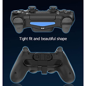 Controller Paddles Multifunction Ergonomic 10 Key Mappings Back Attachment for PS4 Controller