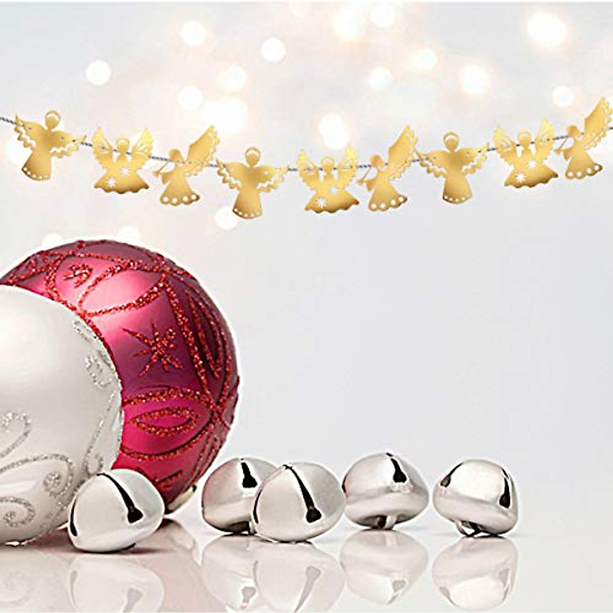 Tinksky Angel Paper Garland String Hanging Flag Christmas Wedding Party Decoration Baby Shower Event Supplies 3M