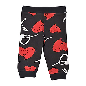Unique Baby Boys Valentine's Day Bodysuit with XO Pants Clothing Set (18m)