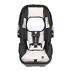 Baby Trend EZ-Lift 35 Plus Ergonomic Lightweight Rear-Facing Infant Car Seat with Multi-Position Base and Cozy Cover, Modern Khaki