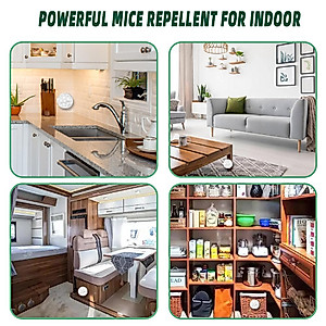 NJKPUYT Rodent Repellent for Car Engines, Under Hood Rodent Repellent, Rat Repellent for Car,Peppermint Oil to Repel Mice and Rats, Mouse Repellents Outdoor, Keeps Mice Away, Rat Deterrent Indoor-2P