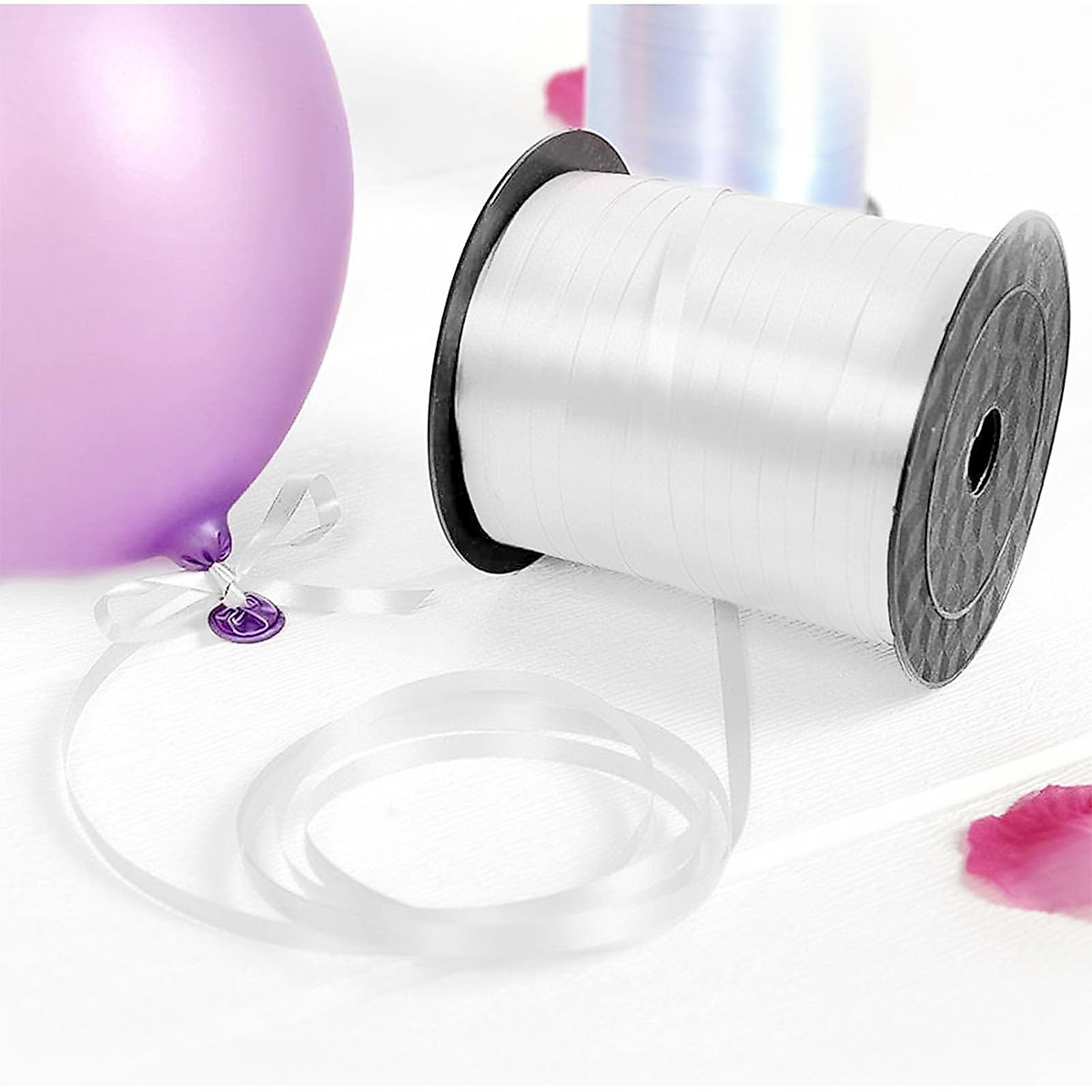 Unique White Curling Ribbon 100yds