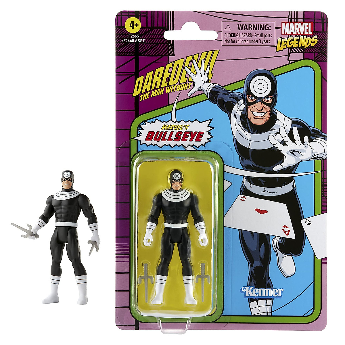 Marvel Hasbro Legends 3.75-inch Retro 375 Collection Bullseye Action Figure Toy