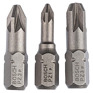 Bosch 2607001753 Screwdriver Bit, Pz, 25mm Length