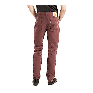 Levi's Men's 514 Straight Fit Cut Jeans (Discontinued), Winetasting-Canvas, 30W x 32L