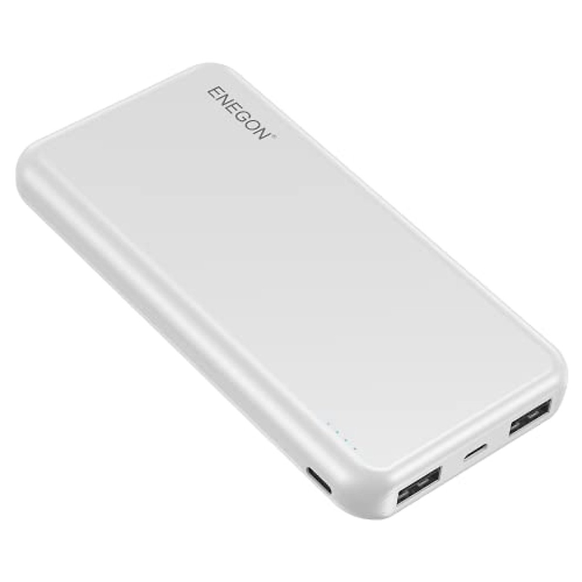 ENEGON 2-Pack Portable Charger Power Bank 10000mAh, The Phone Charger Battery with USB C Input and Dual USB Output for iPhone 14, iPad, Galaxy S22, Pixel, Tablets and etc