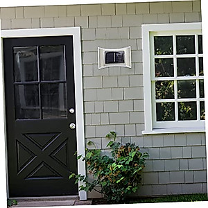 Uonlytech 1 Set Night Light Wall Lights Outdoor Exterior Outdoor Wall Lights Outdoor Wall Sconce Patio Wall Lights Exterior Wall Lantern Down Lights Outdoor Solar Powered Lamp Home Wall Lamp