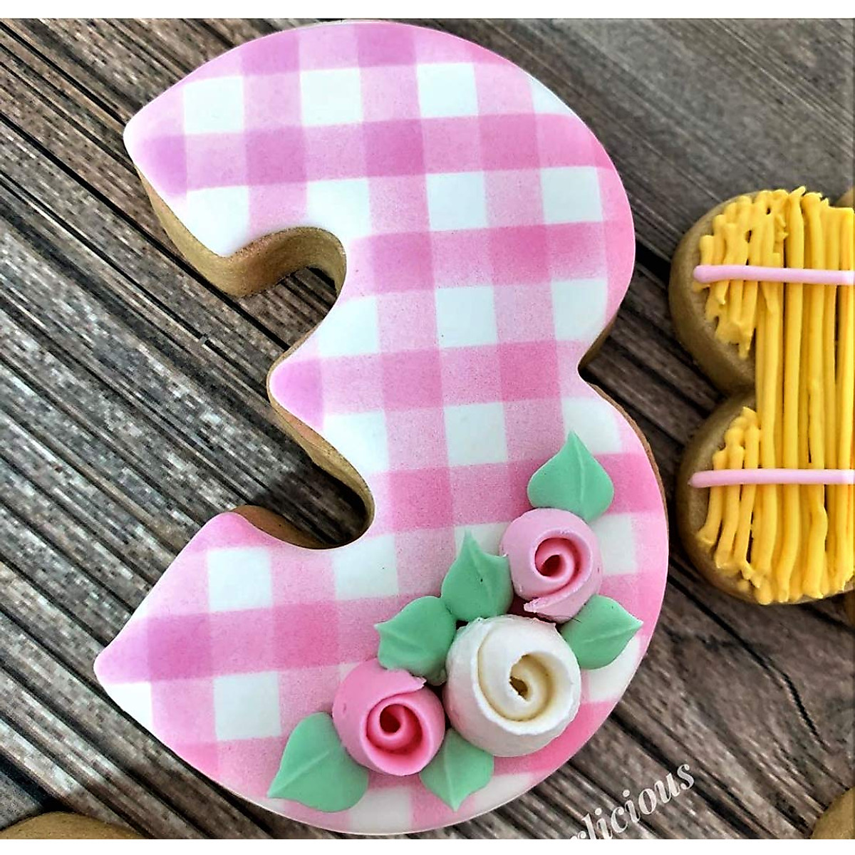 Number Three / #3 Cookie Cutter, 3.25" Made in USA by Ann Clark