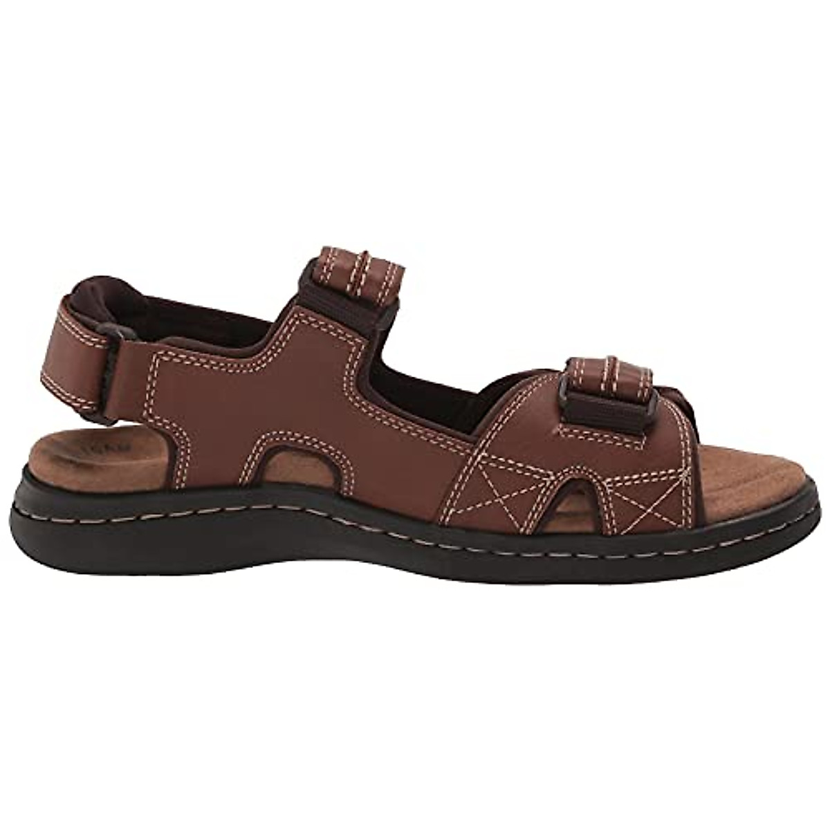 Dockers Mens Newpage Outdoor Sport Sandal Shoe,Rust,14