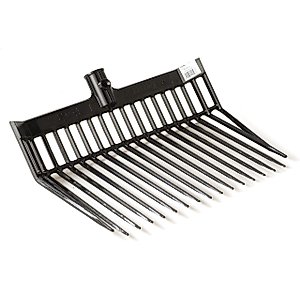 Little Giant DuraFork Pitch Fork Replacement Head (Black) Durable Polycarbonate Stable Fork Head with Angled Tines (Item No. PDF103BLACK)