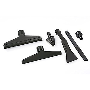 WORKSHOP Wet/Dry Vacs Vacuum Accessories WS25054A Shop Vacuum Attachment Kit For Use With A Shop Vacuum With Homeowners In Mind, Black