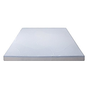Olee Sleep 4 Inch Memory Foam Mattress Topper Pad 04TP02F