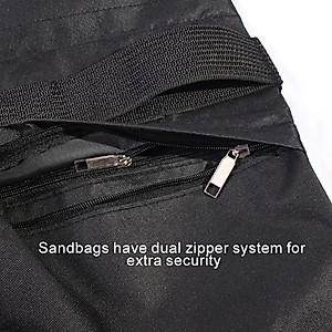 StudioFX SANDBAG Sand Bag SADDLEBAG Design Weight Bags for Photo Video Studio Stand by Kaezi Photography (Yellow - 4 Pack)