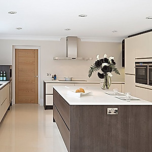 4" LED IC Rated Swivel Round Trim Recessed Lighting Kit, Brushed Nickel, Easy Install Push-N-Click Clips, LED Bulb Included, 3.88" Hole Size,90734