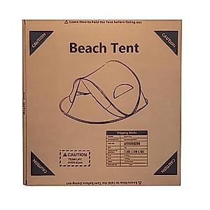 WolfWise UPF 50+ Easy Pop Up 3-4 Person Beach Tent Sport Umbrella Instant Sun Shelter Tent Sun Shade Canopy