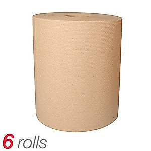Highmark® Hardwound Paper Towels, 8" x 800', 100% Recycled, Natural, Case Of 6 Rolls