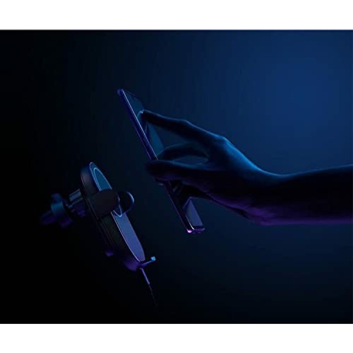 Xiaomi Mi 20W Wireless Car Charger, 20W High Power Flash Charging, Electric Adjustable Handle, Doubled Cooling, Black